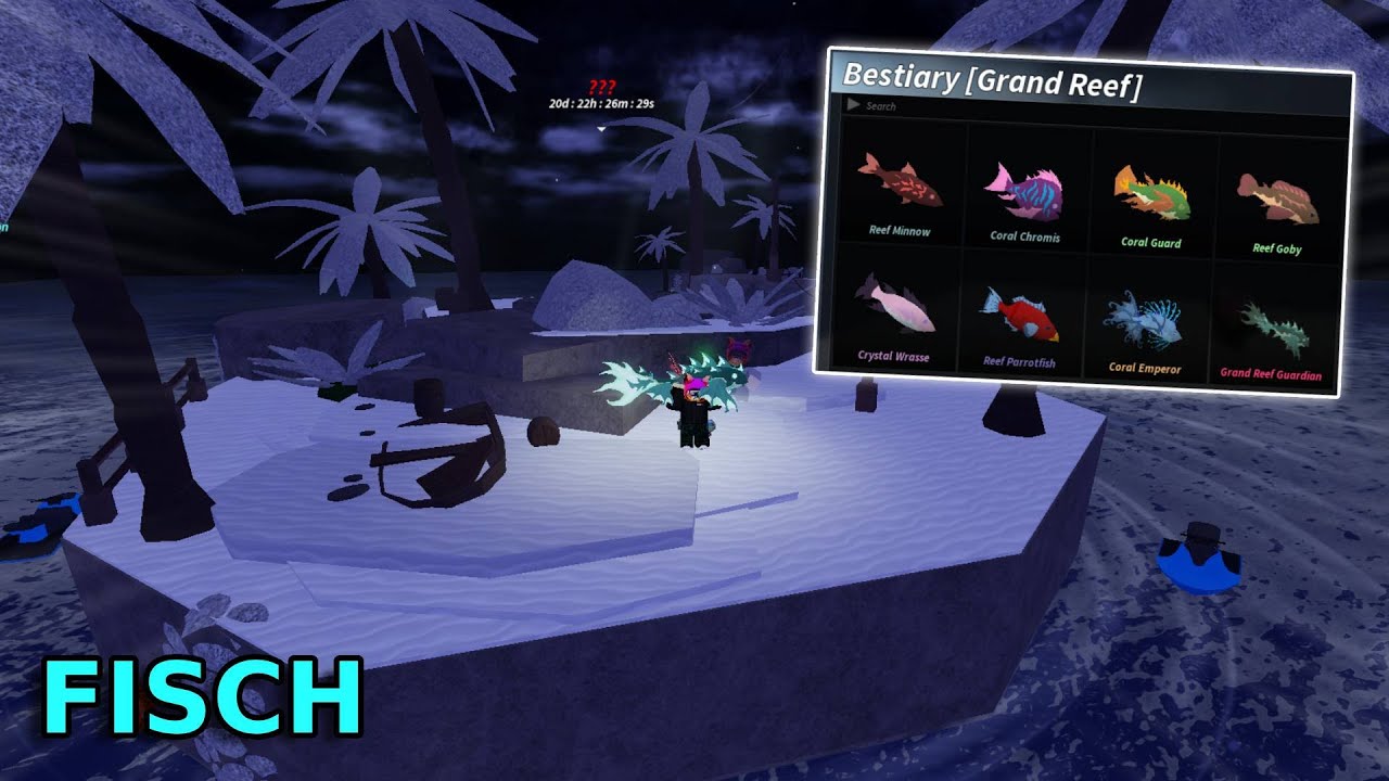 (UPDATE) Hướng Dẫn Cách Đến Grand Reef Và Bắt Toàn Bộ Cá Trong Fisch ...