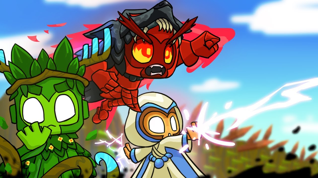 Can ELEMENTAL DRUIDS Beat the Boss Airship in Bloons TD 6? - YouTube