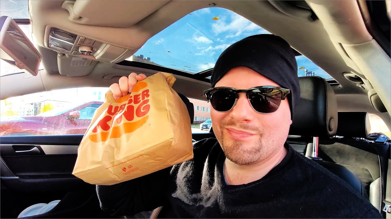 ASMR Eating Burger King in MY CAR MUKBANG | ASMR Car Ride | Dave Kay ...