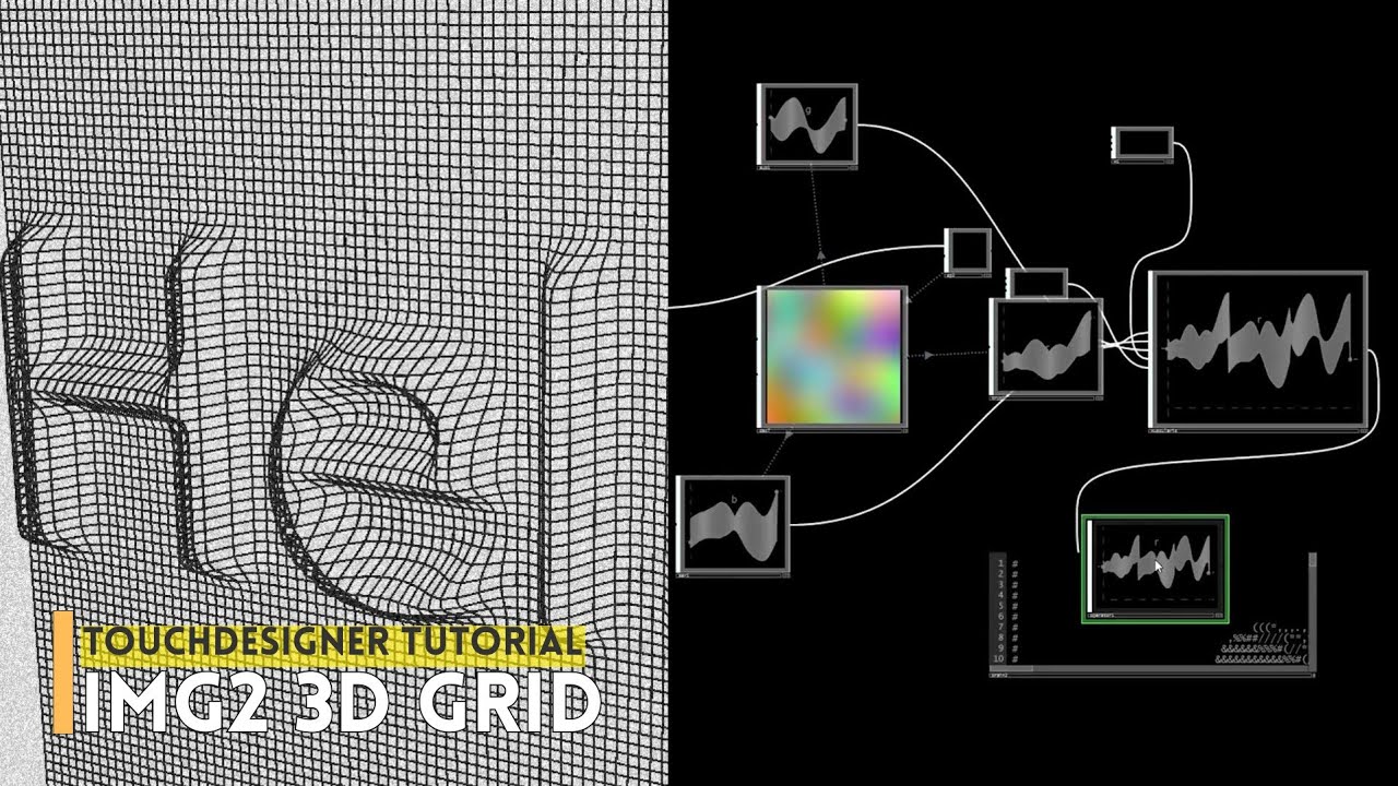 Image to 3d grid touchdesigner tutorial - YouTube