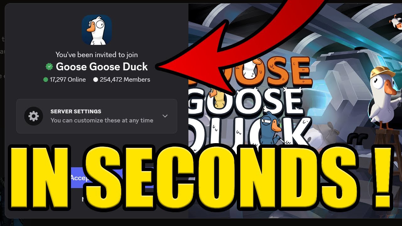 HOW to JOIN GOOSE GOOSE DUCK DISCORD SERVER PC & MOBILE - YouTube