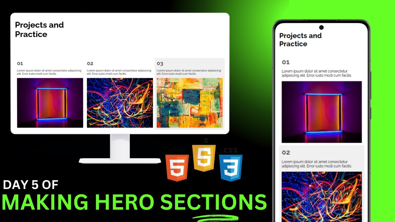 Day 5 of Making Hero Sections - Sleek & Modern Hero Section Using HTML ...