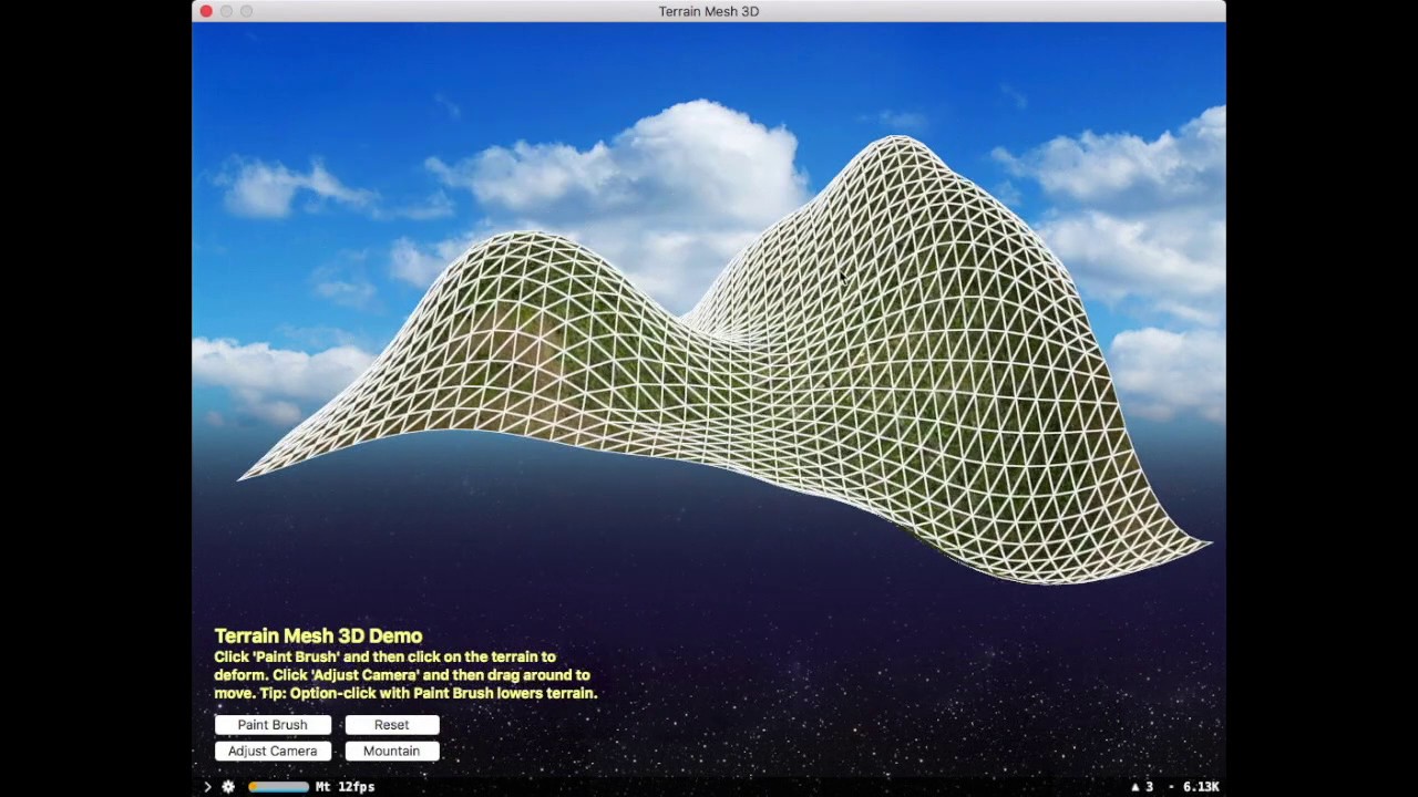 Apple's SceneKit: Deformable Terrain - YouTube