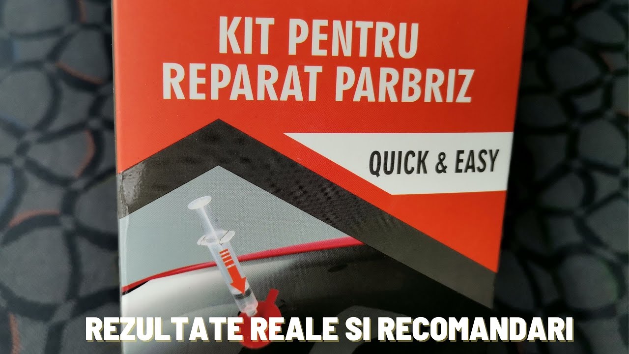 Kit Reparație parbriz fisurat - YouTube