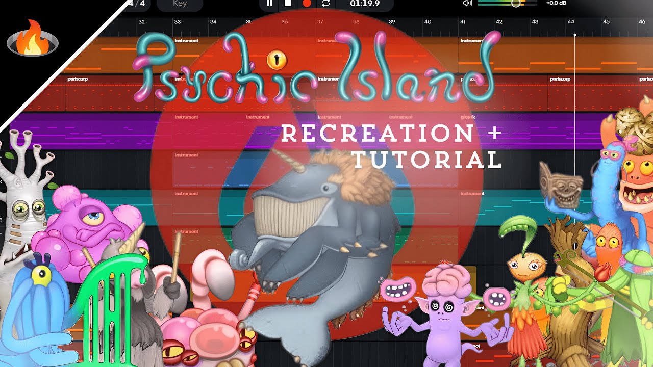 Psychic Island Bandlab Recreaction I (Tutorial Included) My Singing ...