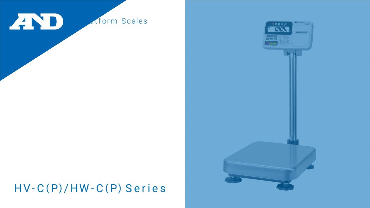 HV-C(P)/HW-C(P) Series of Multi-Functional Platform Scales - YouTube
