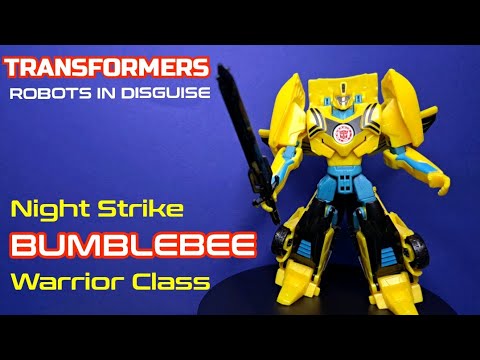 Transformers NIGHT STRIKE BUMBLEBEE RID Warrior Class - YouTube
