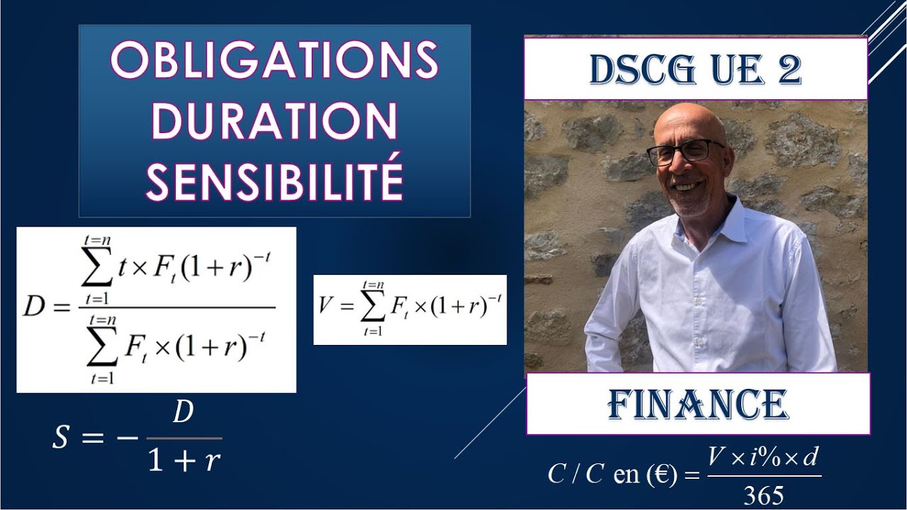 MATURITÉ DURATION ET SENSIBILITÉ D'UNE OBLIGATION - YouTube