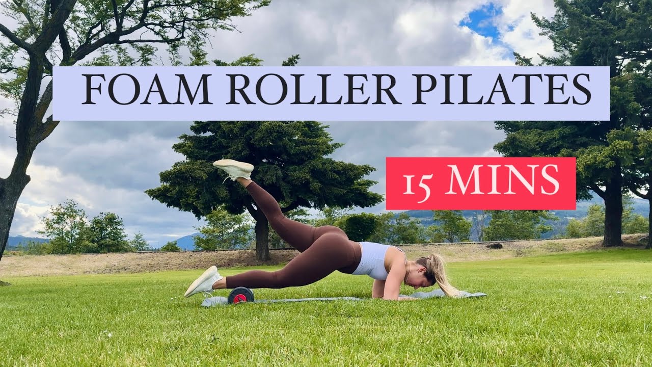 15 MIN FOAM ROLLER PILATES | Full Body Reformer On The Mat Workout ...