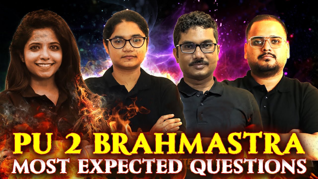 Launching PU 2 Brahmastra Series 2025 | Most Expected PCMB Questions for PU Board Exam - YouTube