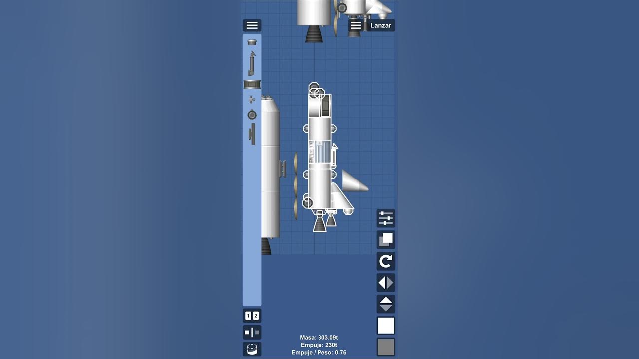Cómo hacer un "Space Shuttle"en SFS Sin expansiones - YouTube
