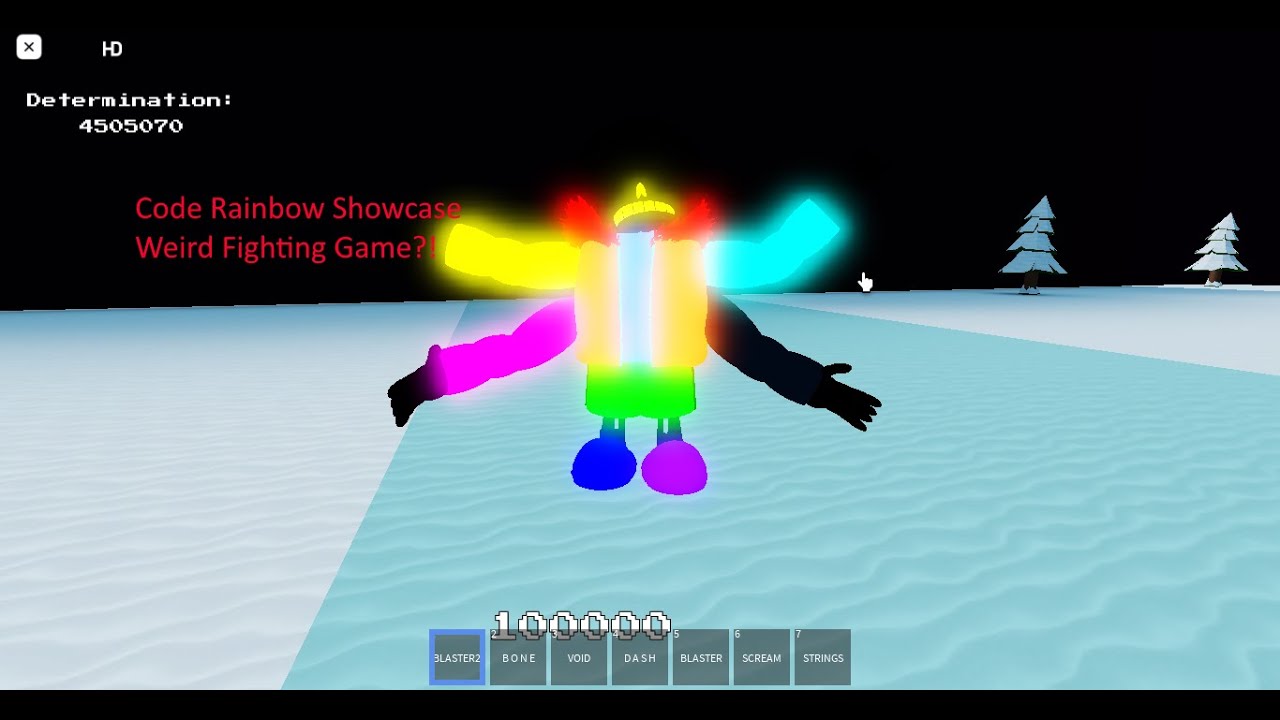 (Read Desc) Code Rainbow Showcase weird fighting game?! - YouTube