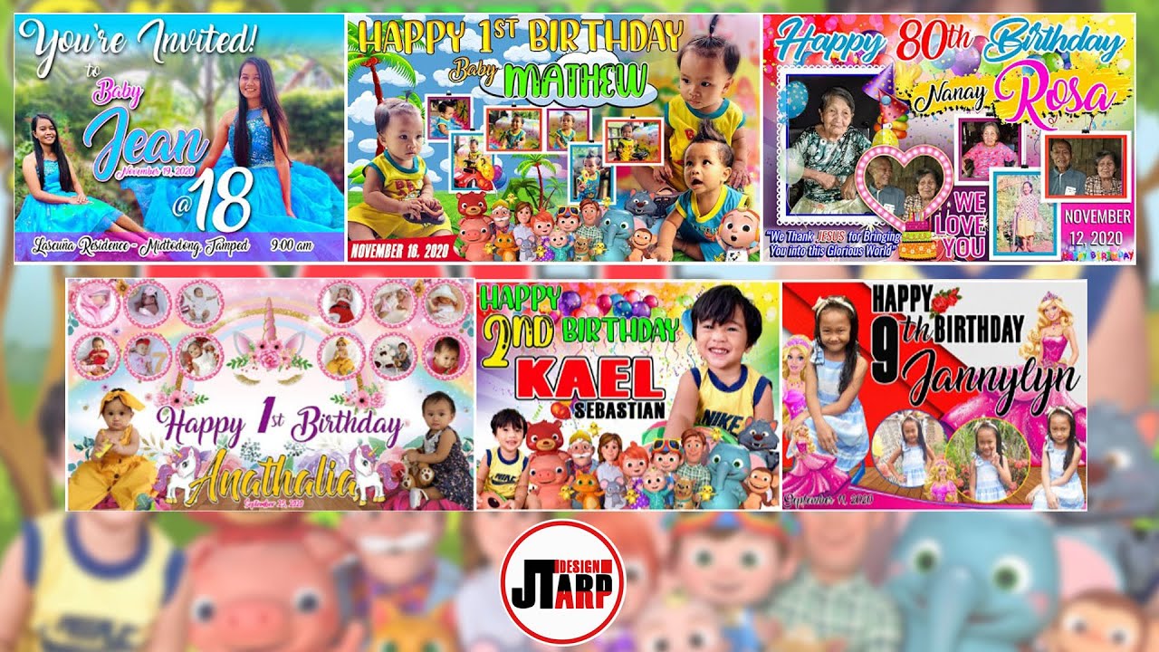 JTarp Design: Tarpaulin Design for any occasion - Layout for Birthday ...