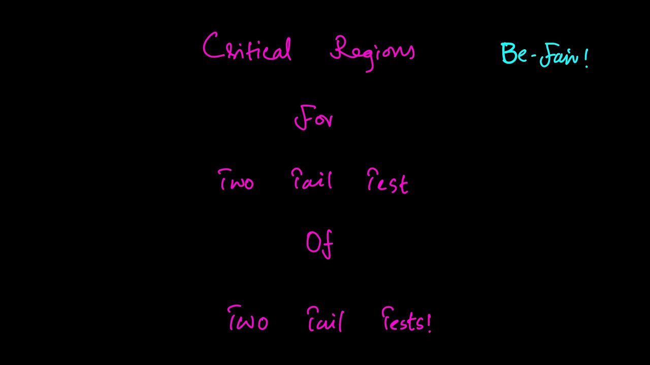 A2 Maths S2: CRITICAL REGIONS FOR TWO TAIL TESTS FOR DISCRETE ...