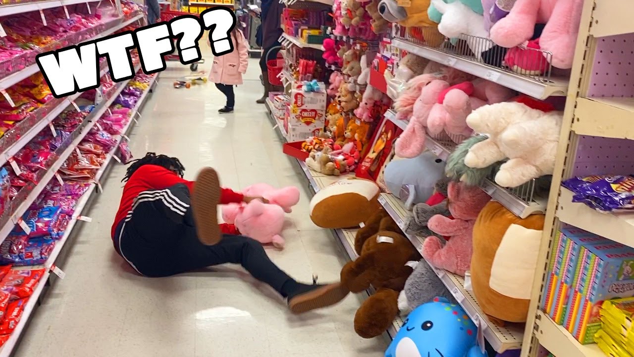 WRESTLING A TEDDY BEAR IN TARGET - YouTube