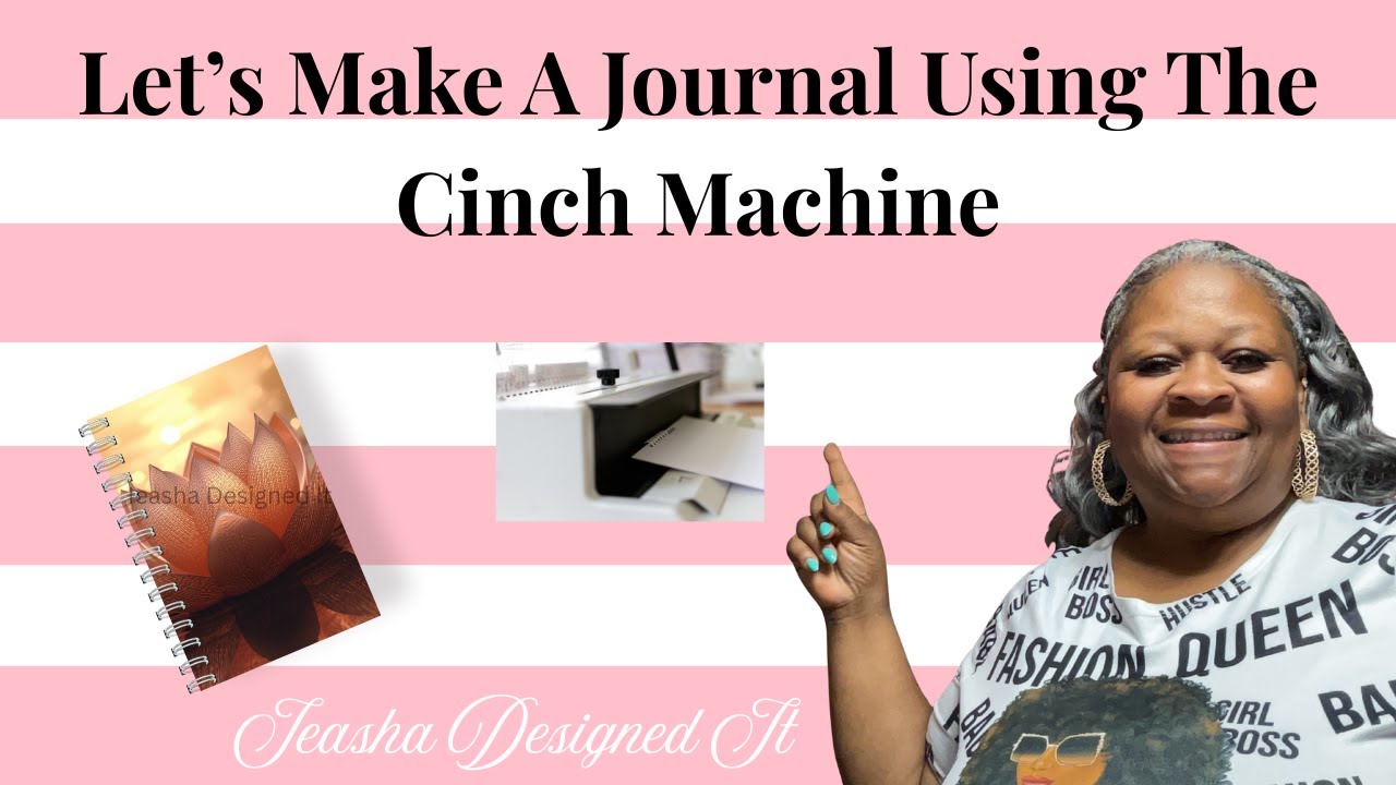 How To Make A Journal Using The Cinch Machine #journalmaking - YouTube