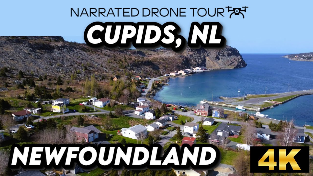 Cupids, Newfoundland 4K Drone Flight 🌊🛩️ | Explore Historic Beauty from ...
