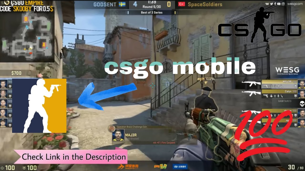 csgo mobile is finally hear gameplay 😍 #csgo - YouTube