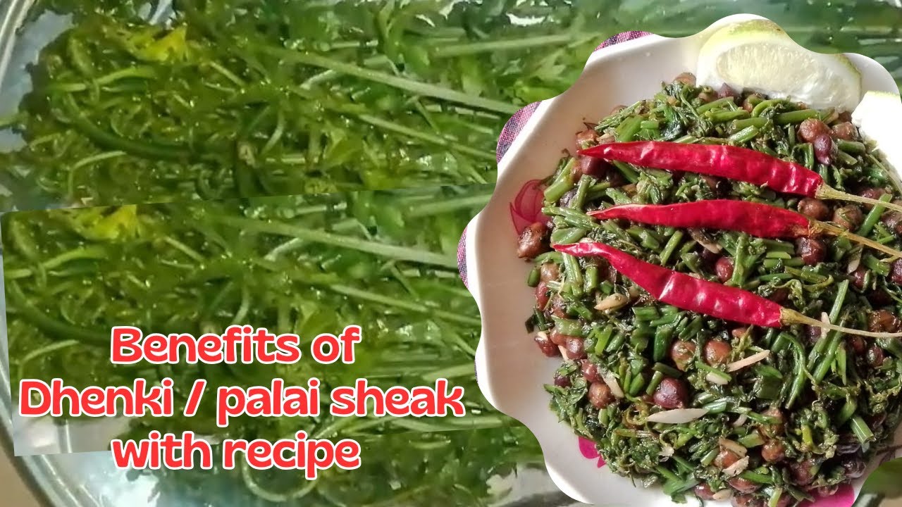 Bengali paloi shak recipe । Fiddlehead fern recipe । Dhenki shak recipe ...