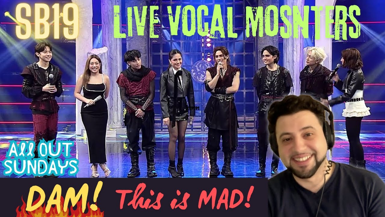 Live Vocal Monster's SB19 Perform 'DAM" (LIVE) All Out Sunday | First ...