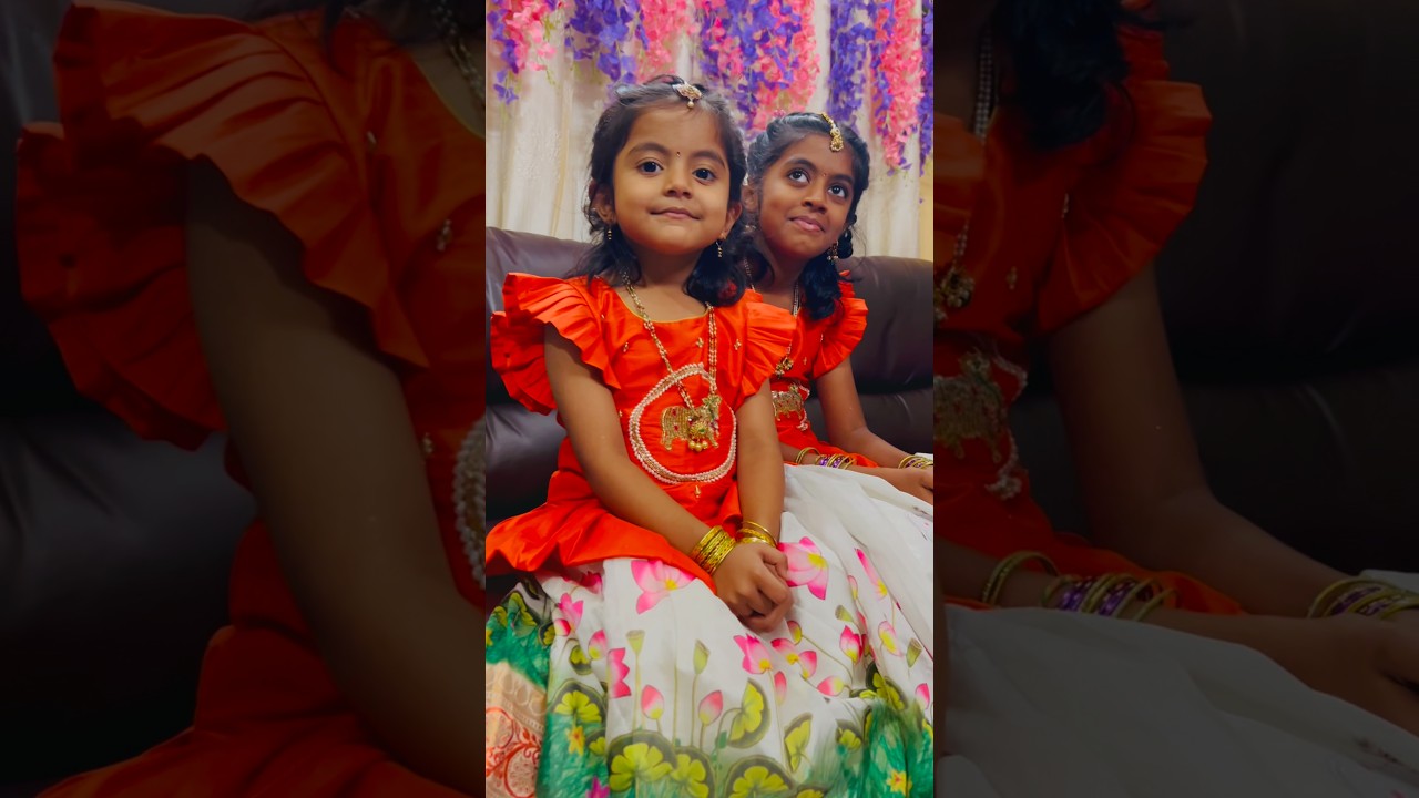 Bhogi Pallu Ceremony for Kuhu & Pari | Bhogi Subhakankshalu | Beautiful ...