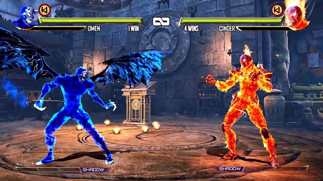 Omen vs Cinder - Epic Fighting Game (Very Hard) | 4K UHD Gameplay - YouTube