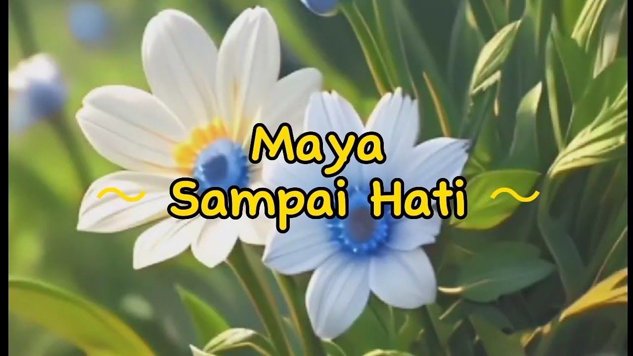 Maya - Sampai Hati 💖 ( Lirik ) - YouTube