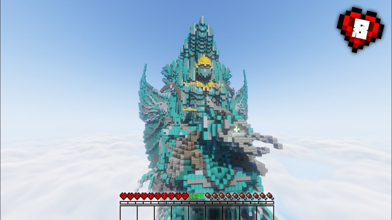Aku Membuat GARUDA WISNU KENCANA Bali (GWK) Di Minecraft Hardcore #8 ...