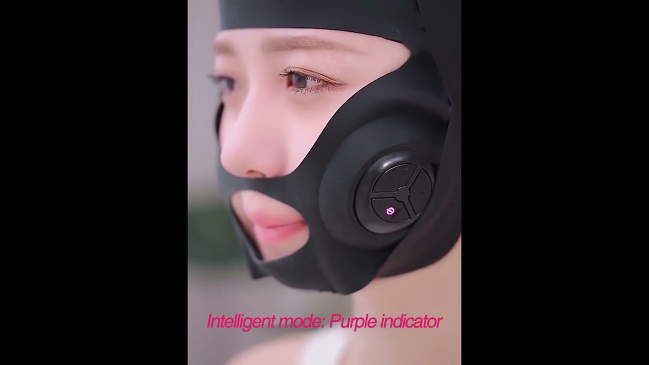 Electric V-shaped Thin Face Slimming Cheek Mask Massager Facial Lifting ...