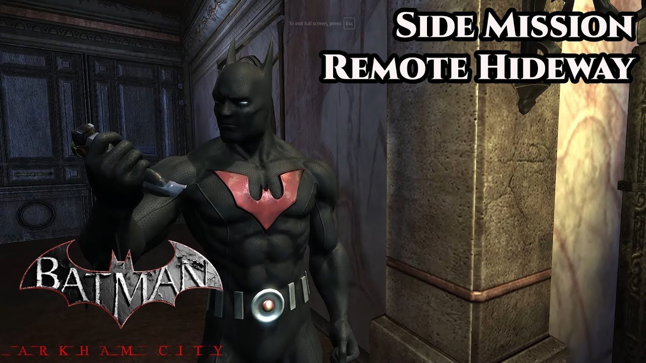 Batman: Arkham City | Side Mission - Remote Hideway - YouTube