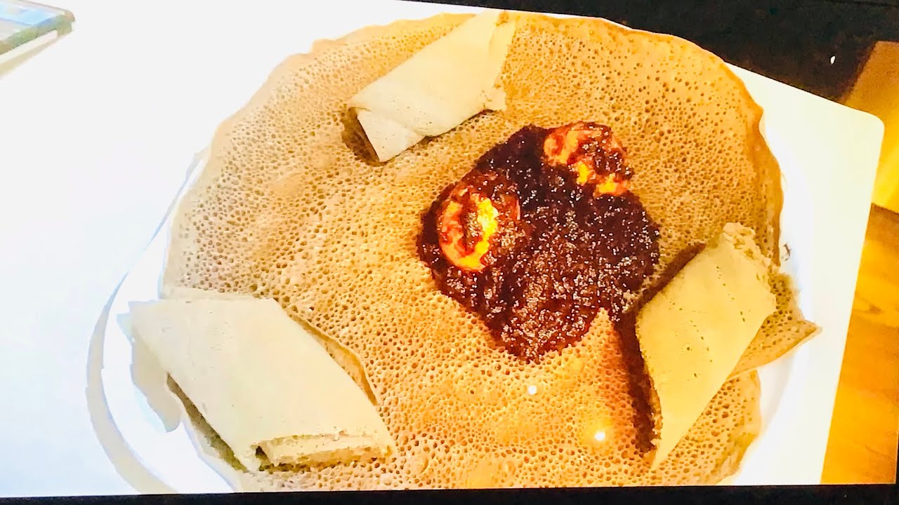 Injera Recipe.. .Sour flatbread - YouTube