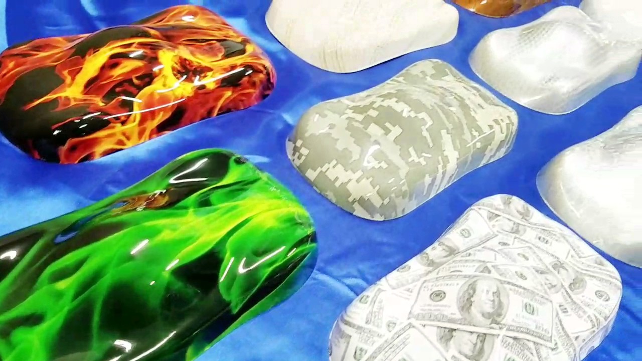 Dip graphics 水圧転写 - YouTube