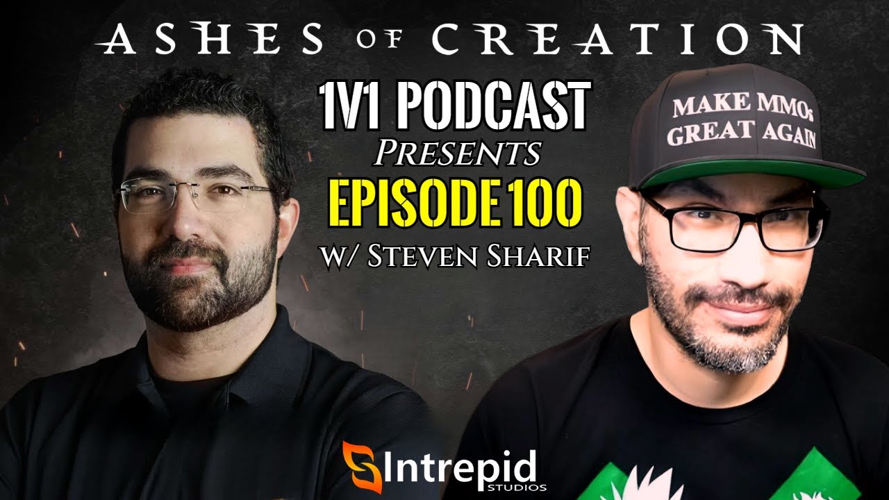 Steven Sharif Interview: Ashes of Creation Alpha 2, Feedback & Systems | 1v1 Podcast Episode 100 ...