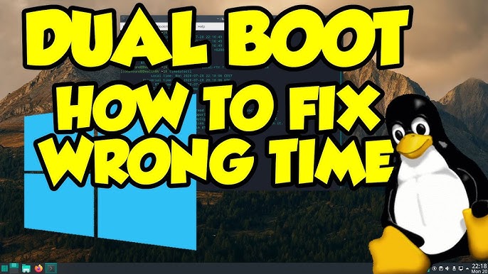 Fix Windows And Linux Showing Different Time When Dual Booting