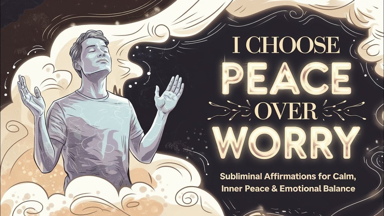I Choose Peace Over Worry – Calm Your Mind and Find Inner Balance ...