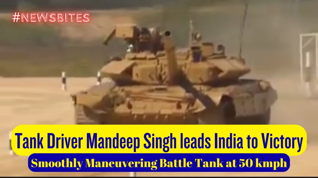 Tank Driver Mandeep Singh smoothly wins championship while driving at ...