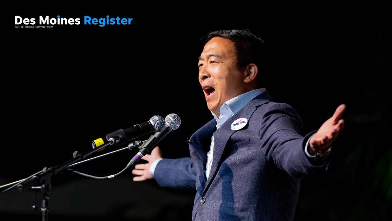 Full speech: Andrew Yang speaks at the Iowa Democratic Wing Ding (8.9. ...