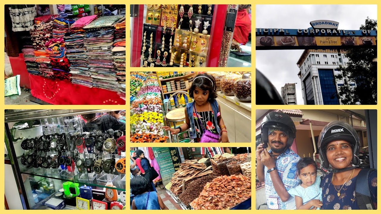 Broadway shopping in kochi/Family travelling to broadway kochi ...