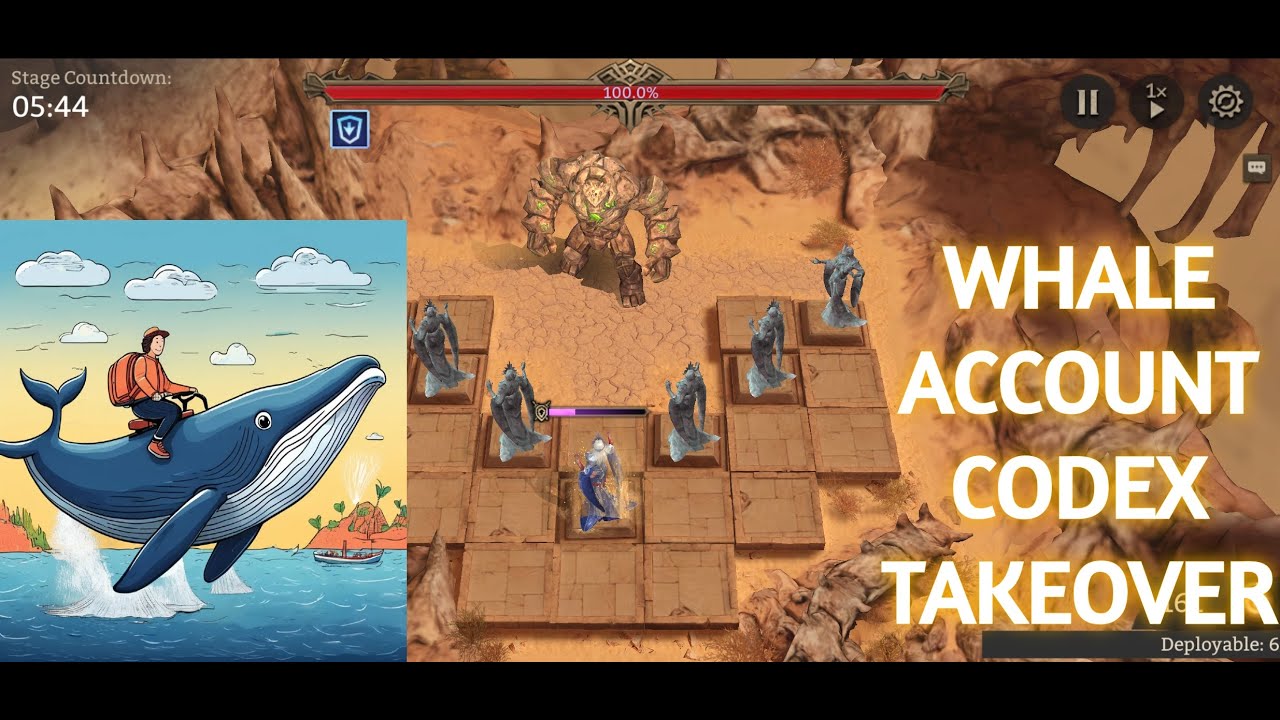 WHALE JOURNEY : TOP 3 HEALER CODEX ( WESTLAND TITAN ) * Watcher Of Realms * - YouTube