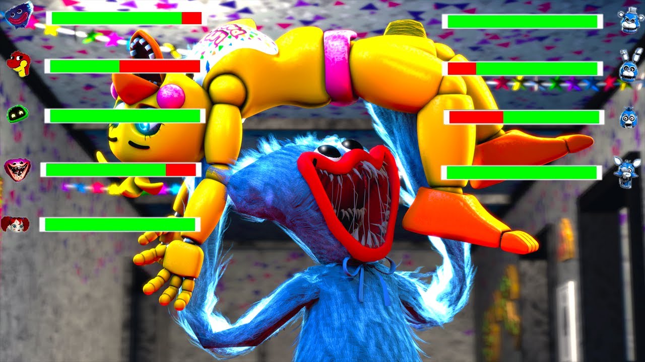 [SFM FNaF] Pepsi vs Poppy Playtime WITH Healhbars - YouTube