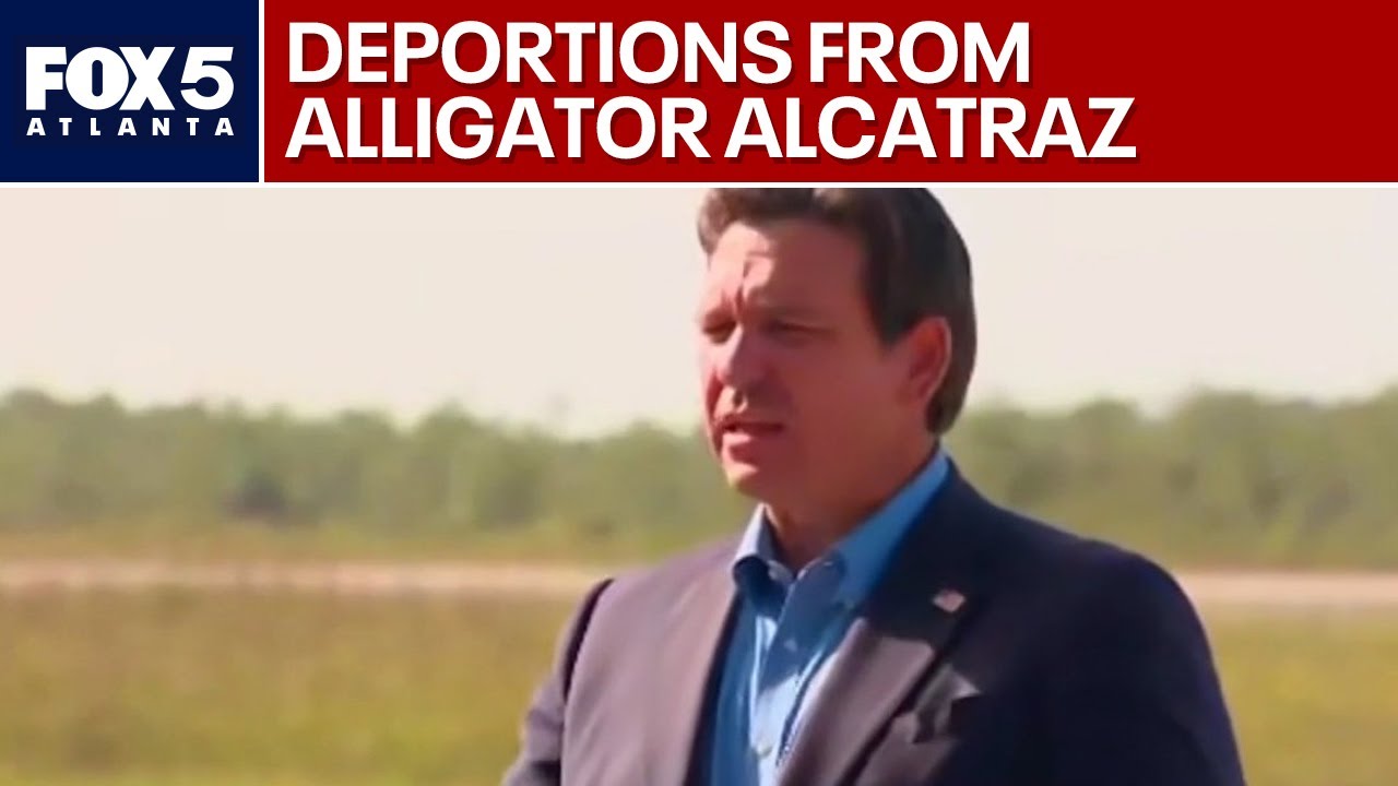 First deportation flight from Alligator Alcatraz | FOX 5 News - YouTube