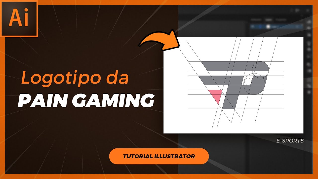 Logo da PAIN GAMING | E-SPORTS no ILLUSTATOR - YouTube