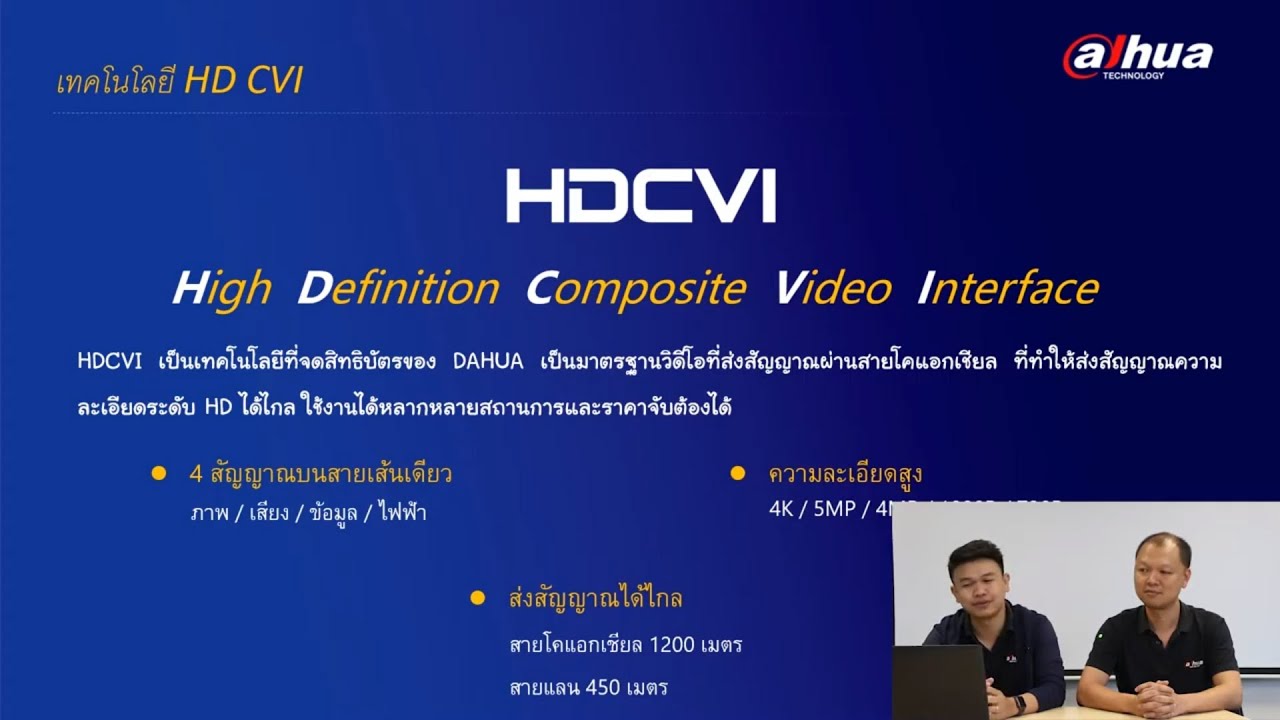 Dahua แนะนำเทคโนโลยี HDCVI 6.0 (High-Definition Composite Video ...