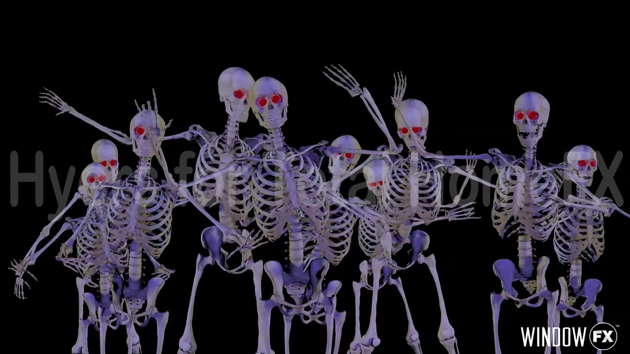 28649 Demon Skeletons Preview. Halloween Projector Video. - YouTube
