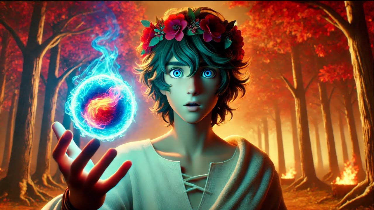 A robot boy destined to protect the sacred forest with four natural ...