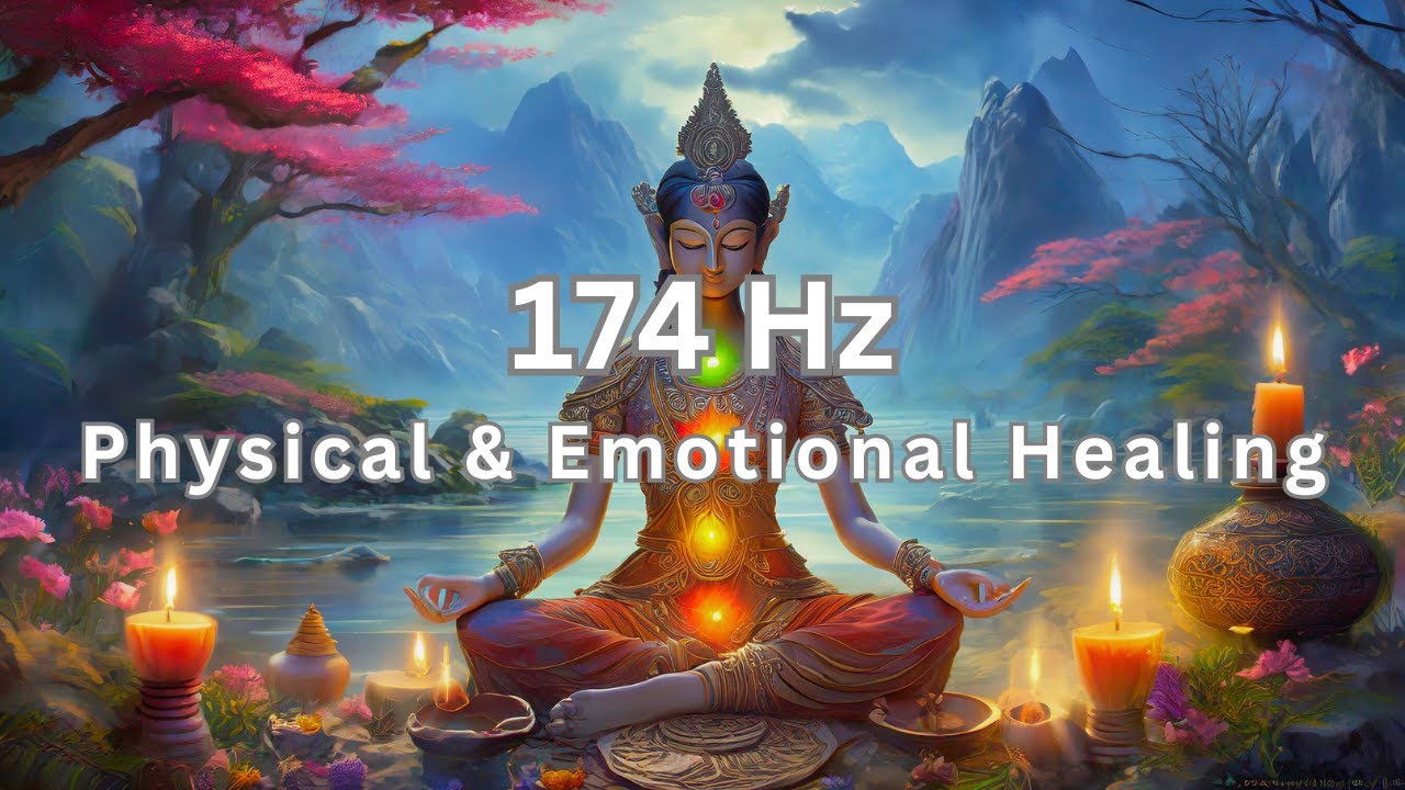 174 Hz DEEP HEALING Meditation Music ~ Calming Frequency for PAIN ...