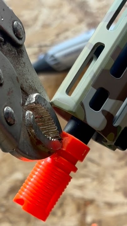How to remove the orange tip from an airsoft gun(without ruining it) #shorts #airsoft # ...