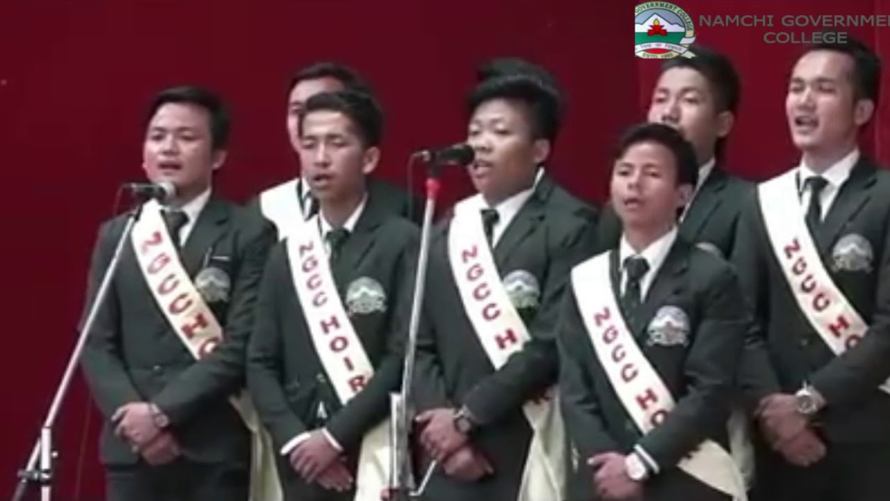 ||NAMCHI GOVERNMENT COLLEGE|| PRESENTS ||COLLEGE THEME SONG|| COLLEGE ...