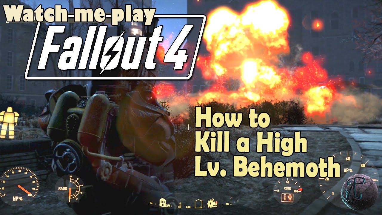 Fallout 4 Behemoth– Killing a Behemoth in a Swan Pond (Let's Play ...
