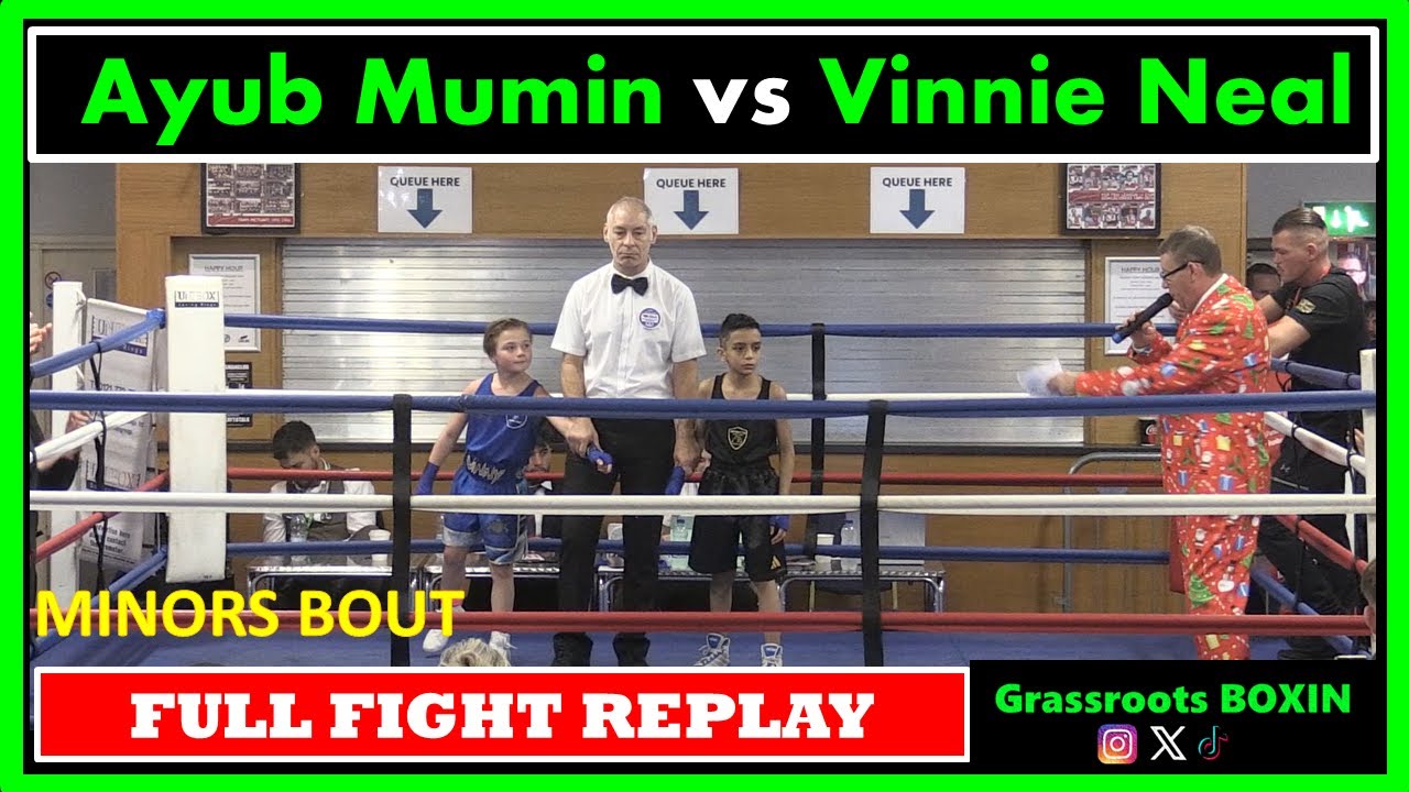 Ayub Mumin vs Vinnie Neal - FULL FIGHT - Guildford City Boxing Amateur ...